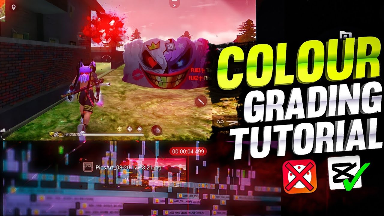 1410 Gaming Colour Grading Tutorial in Capcut || FF montage editing tutorial || - YouTube