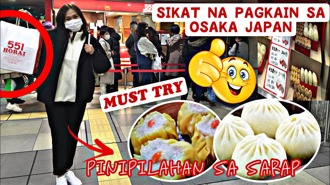 SIKAT NA PAGKAIN SA OSAKA JAPAN | PINIPILAHAN AT DINADAYO SA SARAP ...