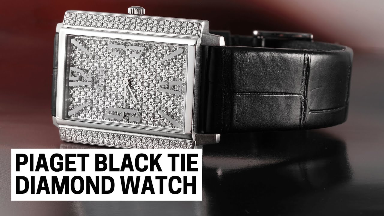 The Allure of the Piaget Black Tie Diamond Watch | SwissWatchExpo - YouTube