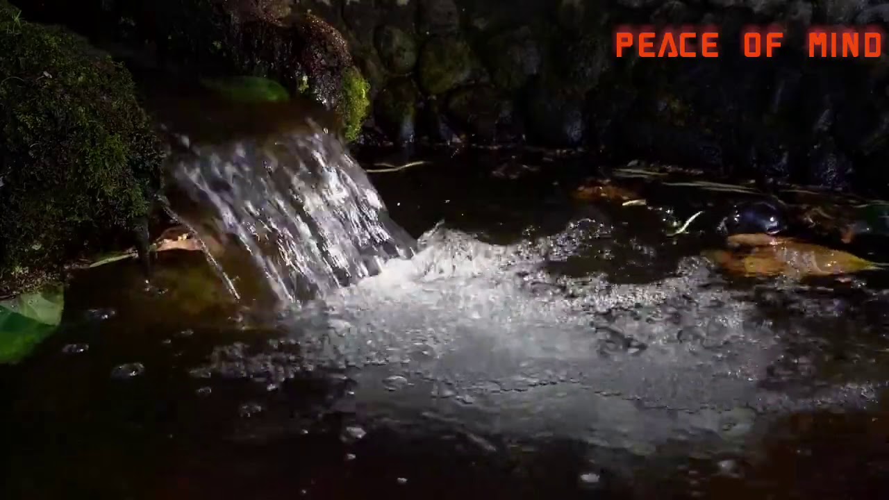 Mind relaxing sound of cave waterfalls/sound for meditation - YouTube