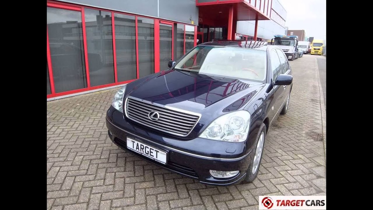 750947 LEXUS LS430 4.3L 281HP SEDAN 07-03 BLUE 77526KM FULL OPTIONS LHD ...