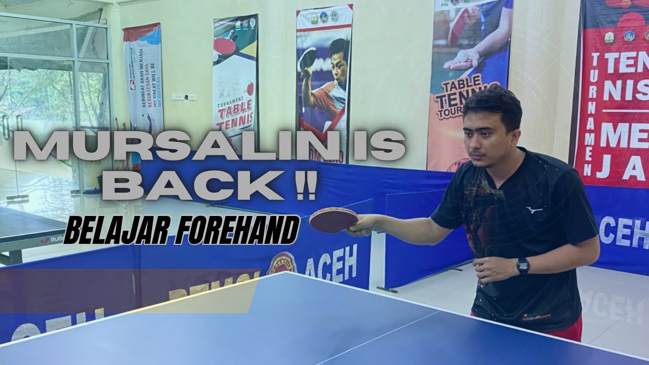 CARA BELAJAR PUKULAN FOREHAND DAN BACKHAND TENIS MEJA SUPAYA CEPAT BISA ...