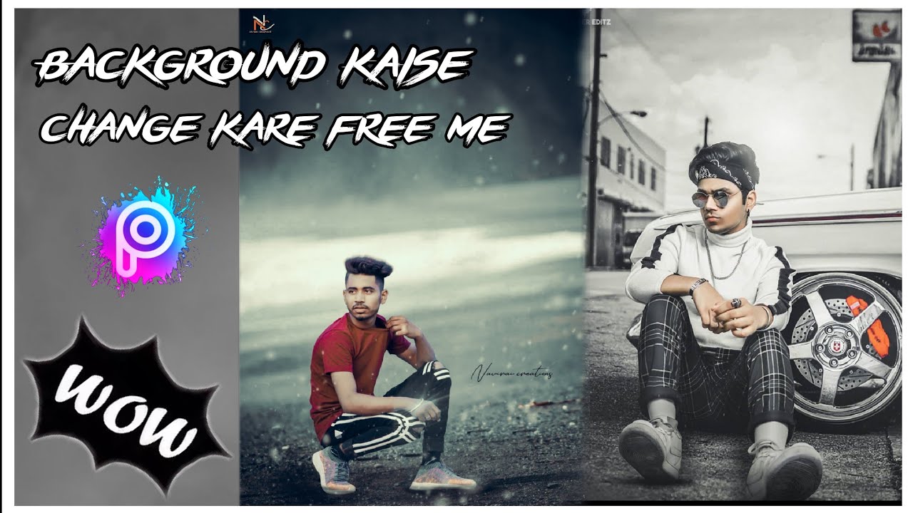 Photo ka background kaise change kare // photo ka background change in ...