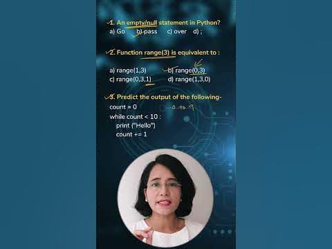 🐍MCQs Python Looping Statements | Class 11 Computer Science #shorts # ...