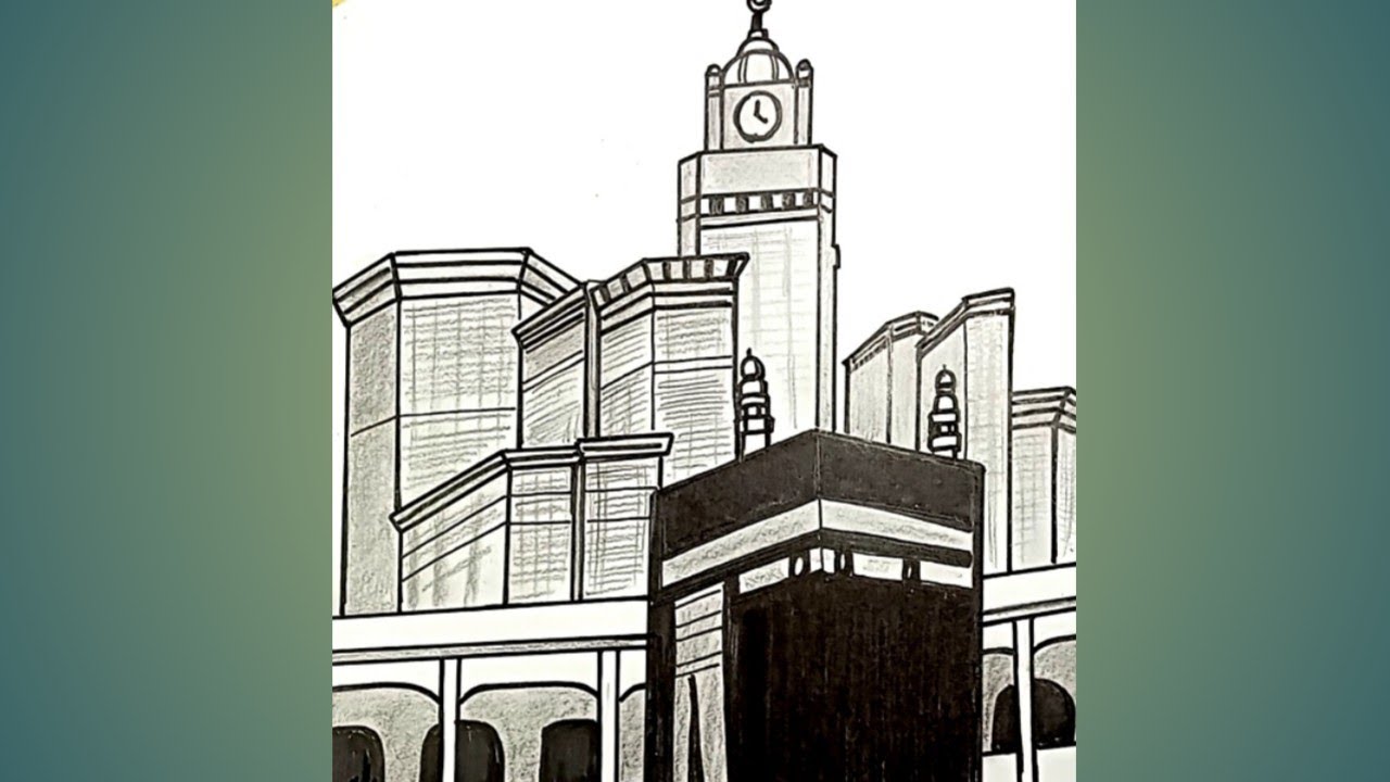 menggambar kabah #sketchdrawing - YouTube