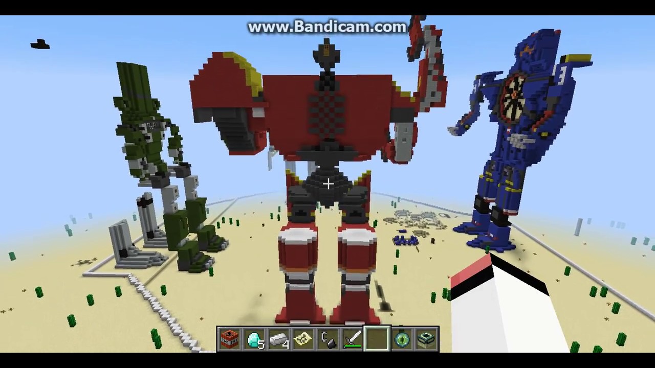 Minecraft Pacific Rim: 4 Main Jaegers - YouTube