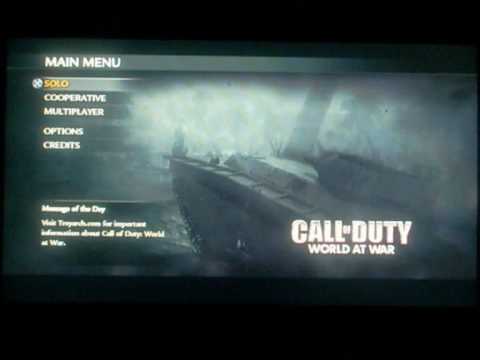 Call Of Duty World at War Menu theme - YouTube