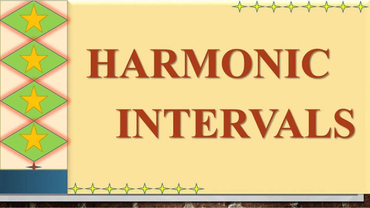 Harmonic intervals - Trầm Thuận Thiên amnhacdothang.com - YouTube