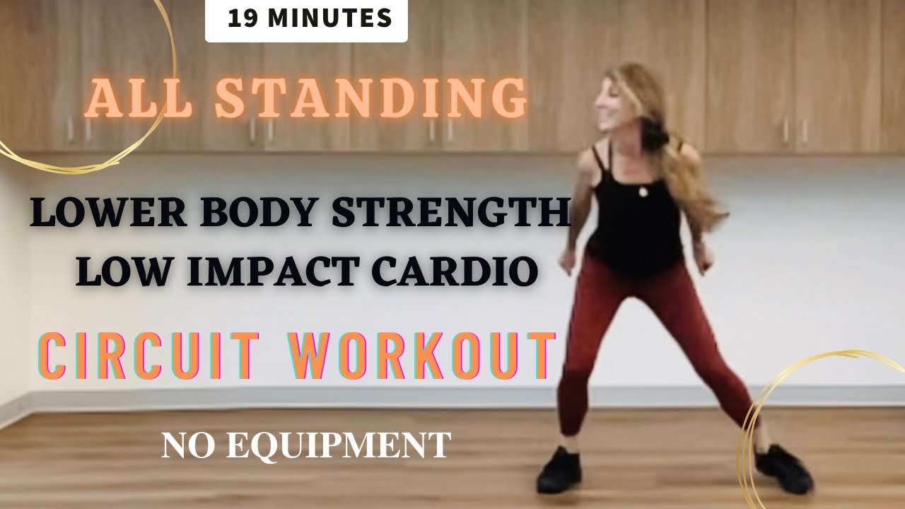 LOWER BODY - LOW IMPACT CIRCUIT WORKOUT | No Equipment | Easing Back to ...