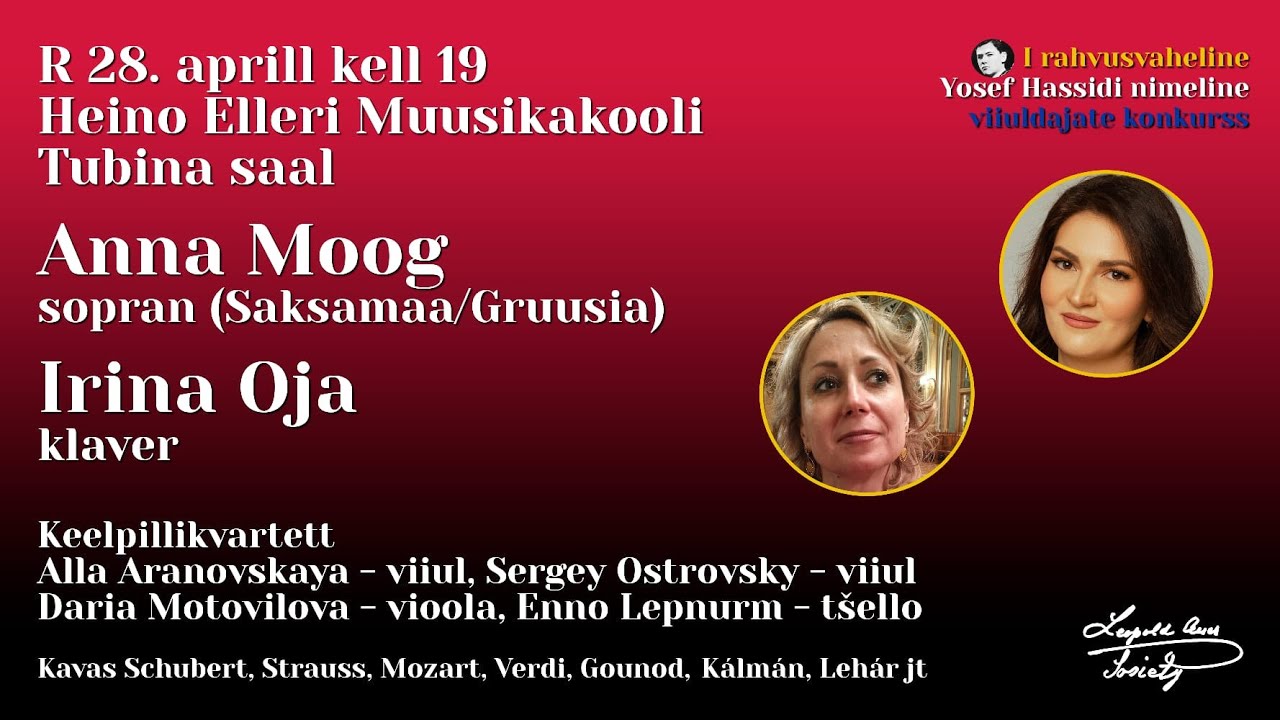 I JOSEF HASSID INTERNATIONAL VIOLIN COMPETITION DAY V. Guest artists ...