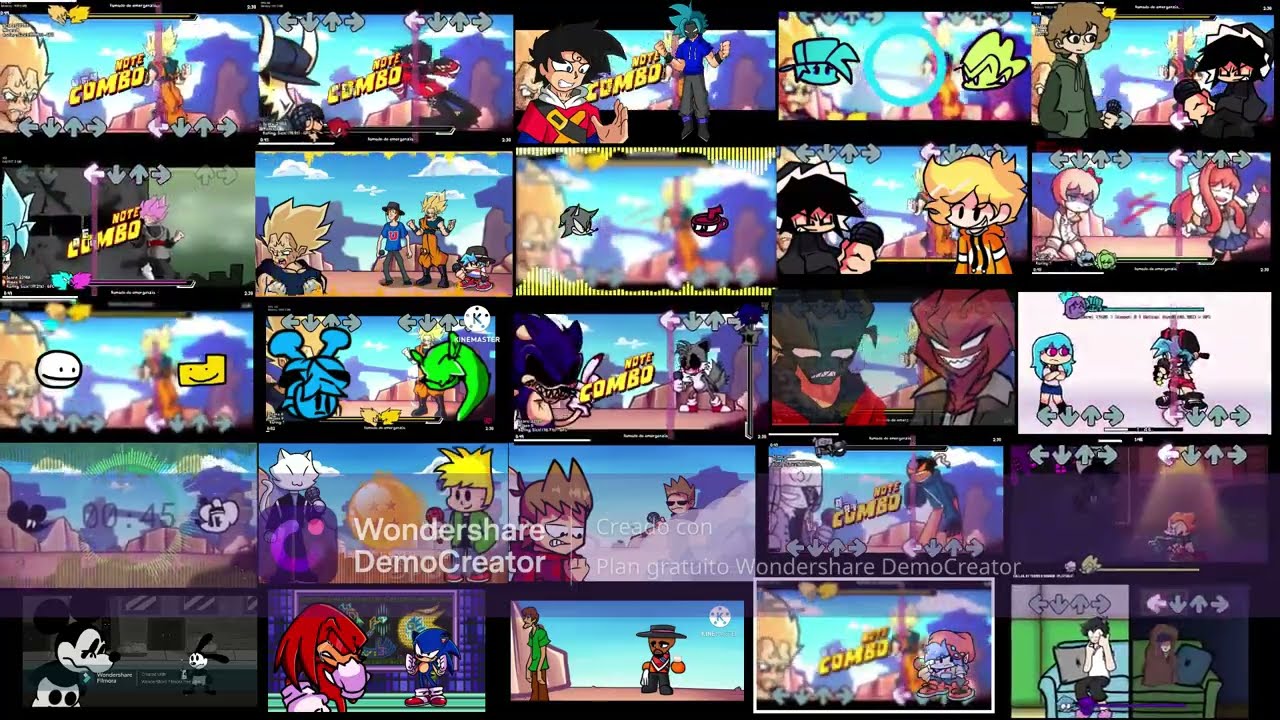 25 Mashup FNF vs Vegeta y Goku Llamada de Emergencia sing it - YouTube