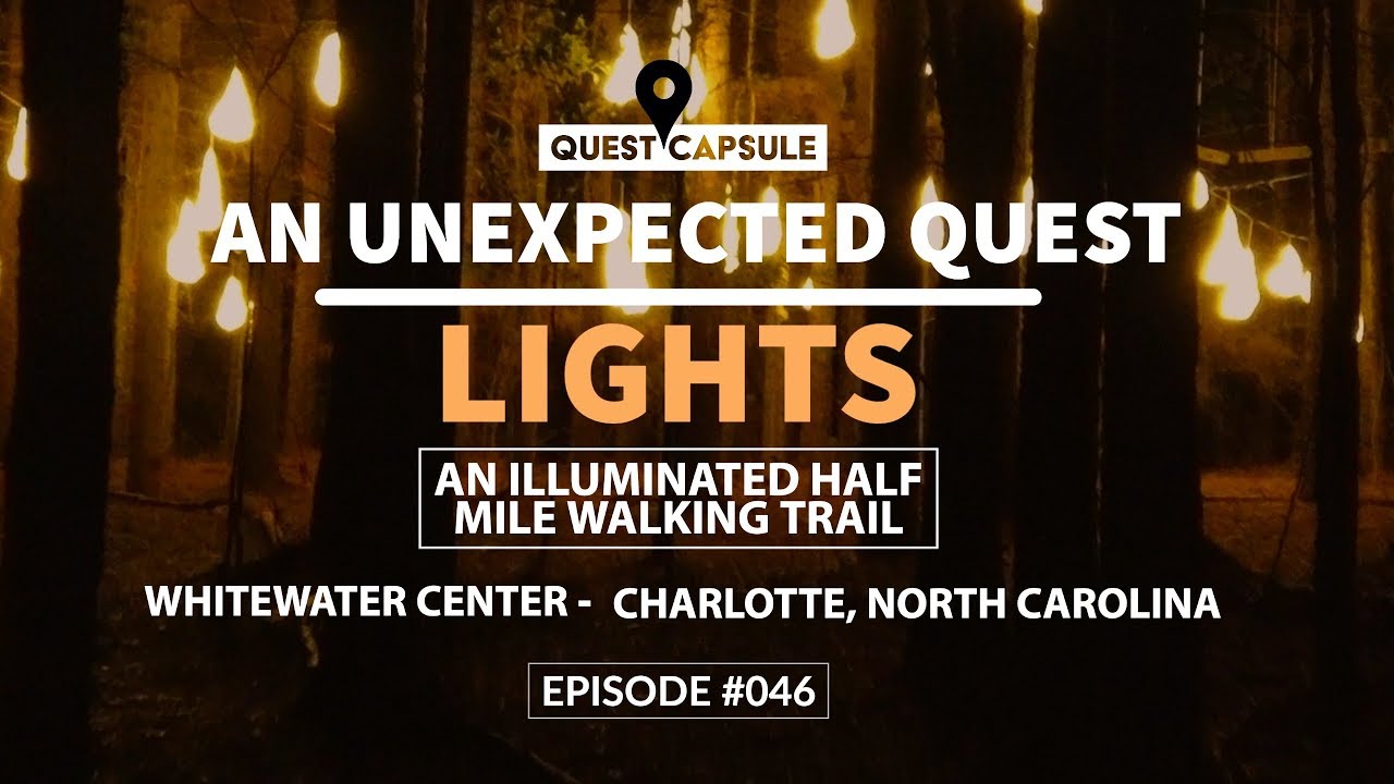 WE GOT LOST ON 1/2 MILE TRAIL! Lights - U.S. National Whitewater Center ...