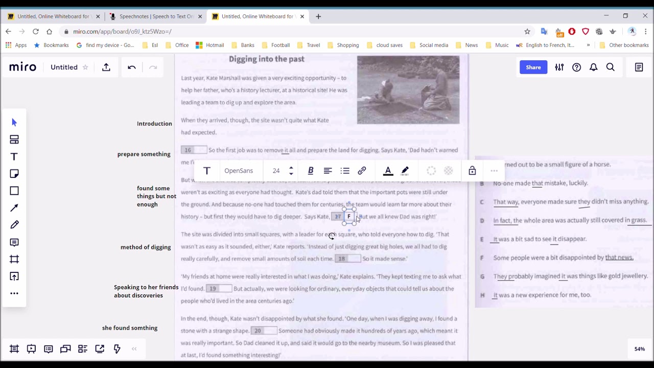 PET Test 1 reading part 4 - YouTube