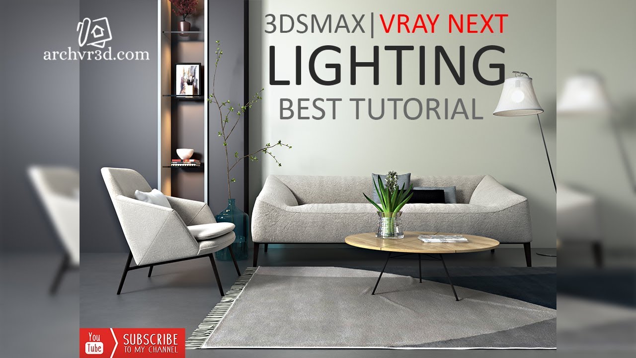 BEST 3DS MAX VRAY-NEXT INTERIOR LIGHTING TUTORIAL | BEST VRAY RENDER ...