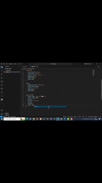 Membuat Traffic Lights Menggunakan HTML, CSS & JS #fyp - YouTube