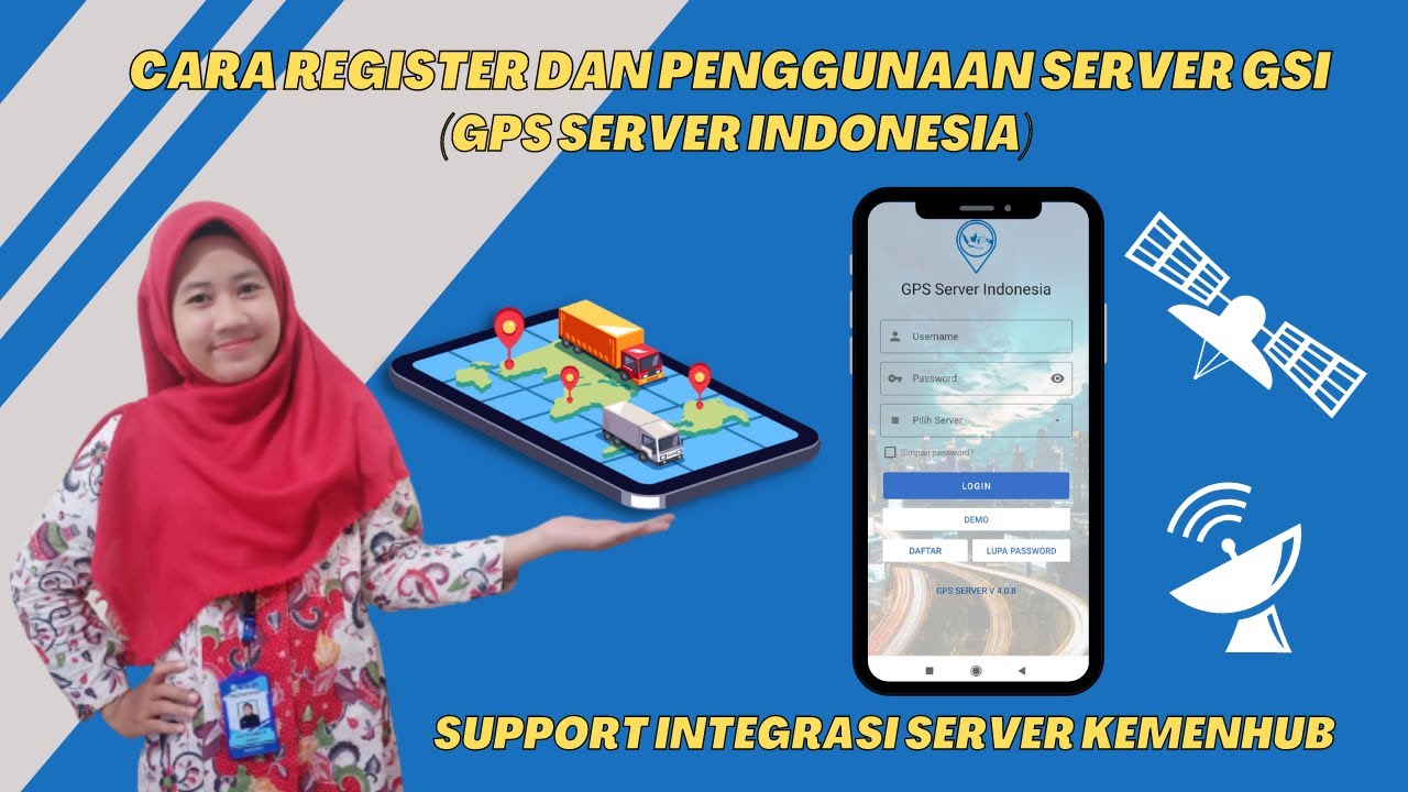 CARA REGISTER DAN PENGGUNAAN SERVER GSI (GPS SERVER INDONESIA) - YouTube