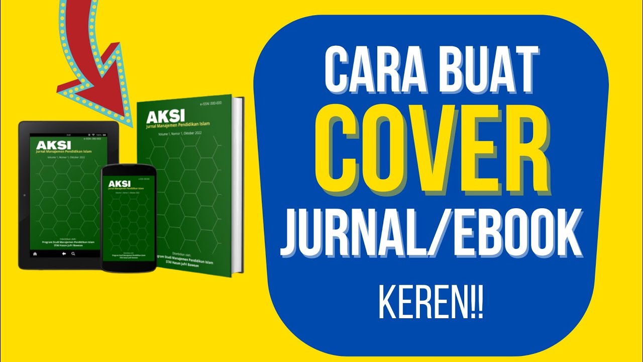 Cara buat Cover Ebook / Cover Jurnal 3D yang keren - YouTube