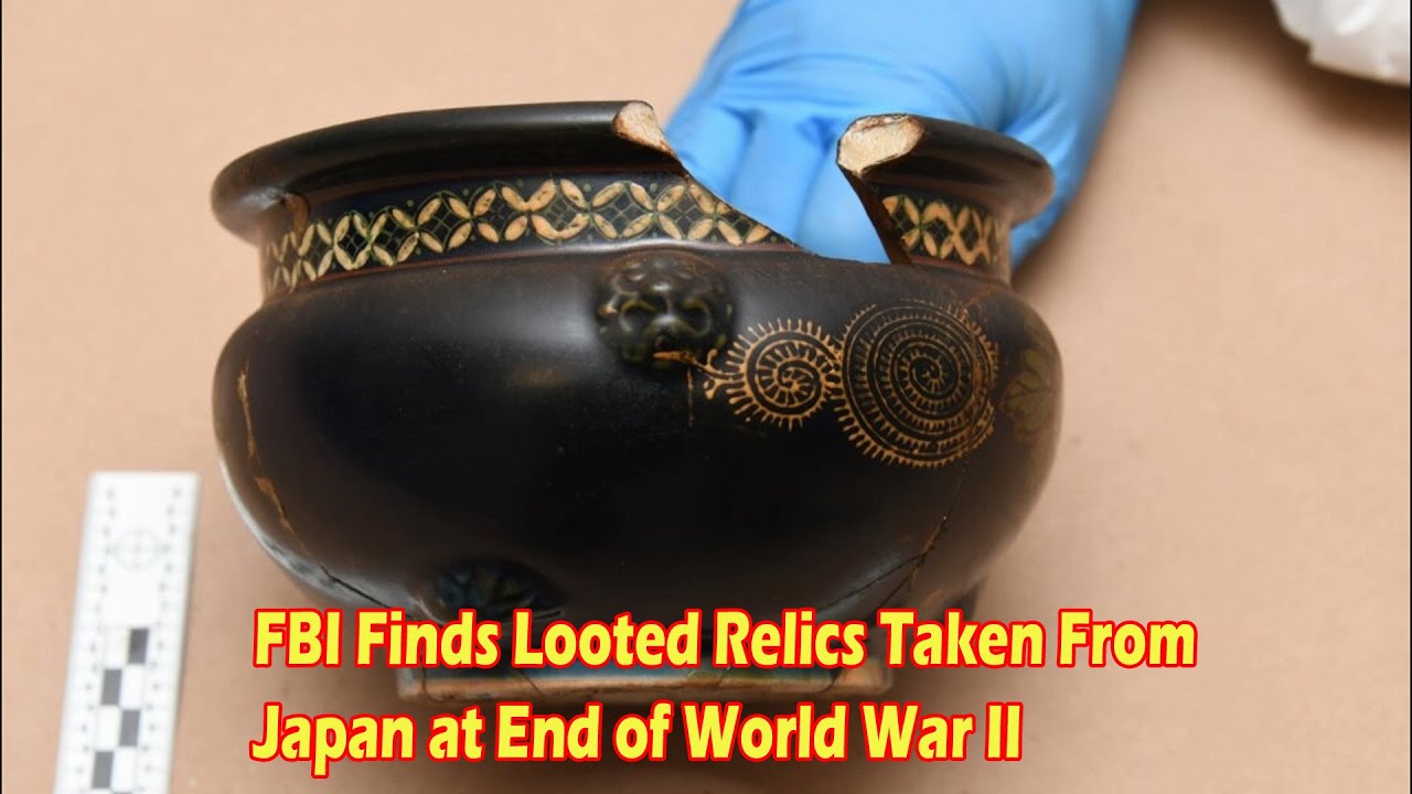 FBI Finds Looted Relics Taken From Japan at End of World War II - YouTube
