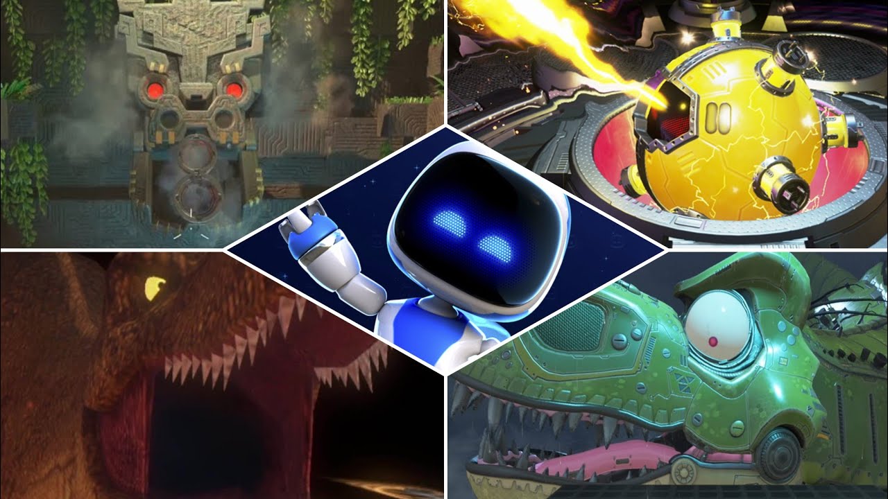 Astro's Playroom - All Bosses & Ending - YouTube