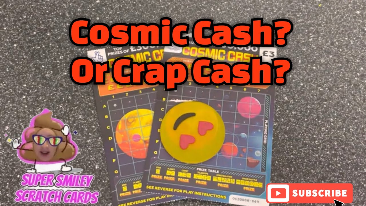 ⭐️ 🚀 Cosmic Cash Scratch Cards 🚀 ⭐️ #supersmiley #nationallottery # ...