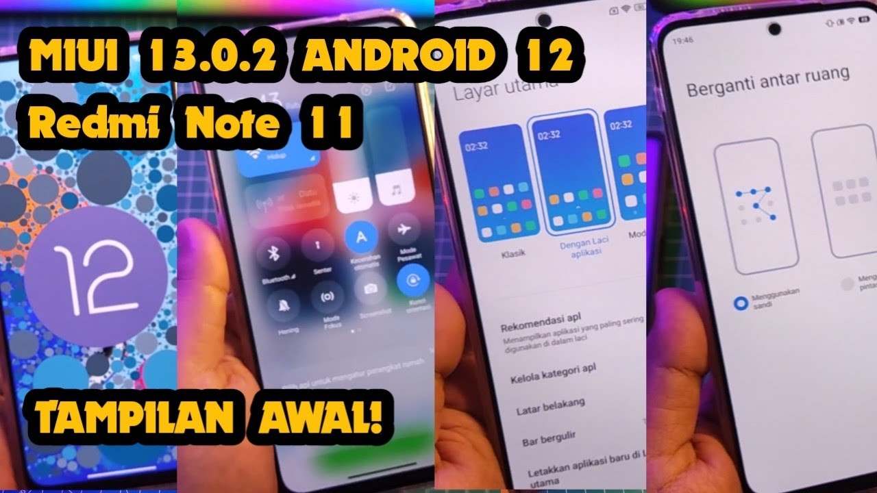 Akhirnya Redmi Note 11 Update Android 12 Ini Tampilan Awal MIUI 13.0.2 ...