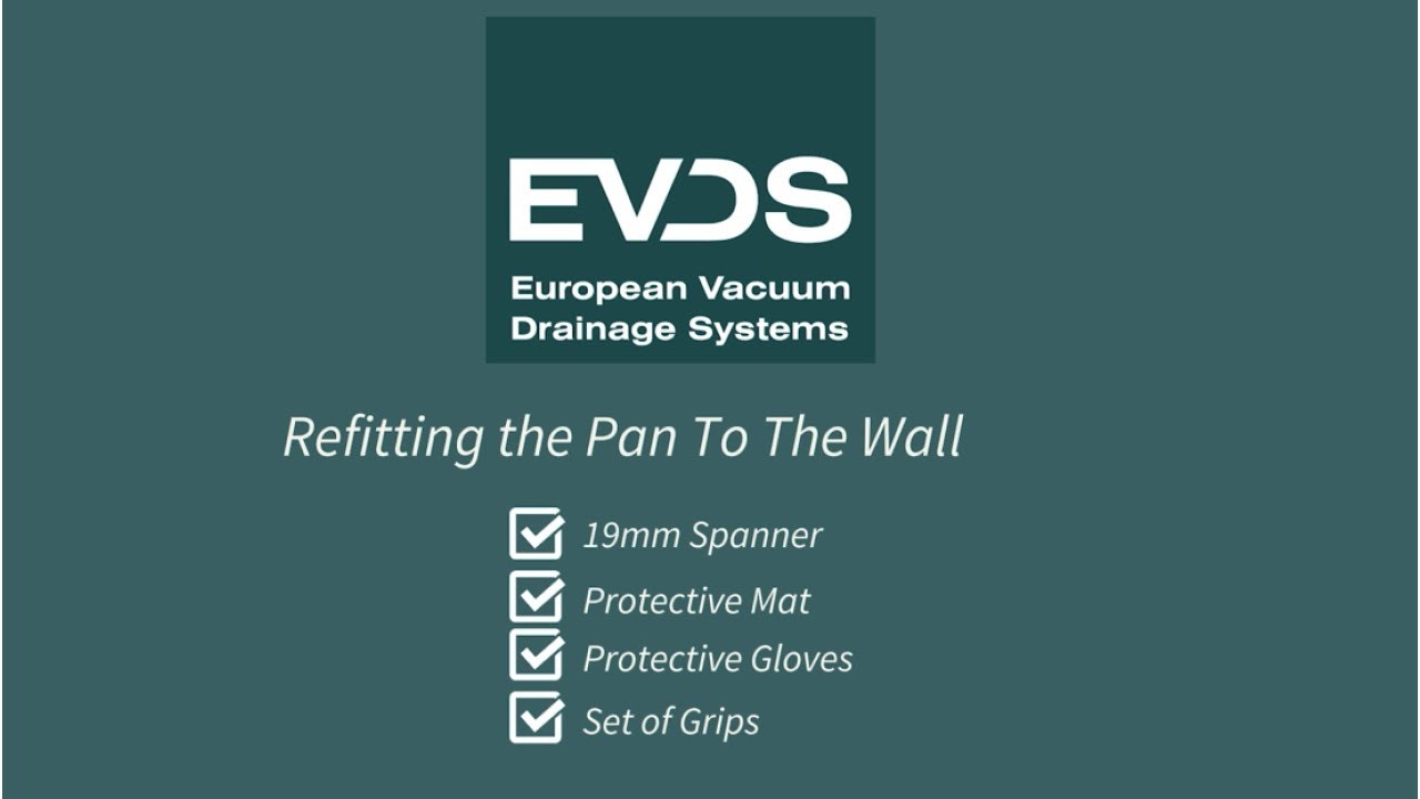 2. How to refit an Evac Optima 5 wall mount vacuum toilet pan - YouTube