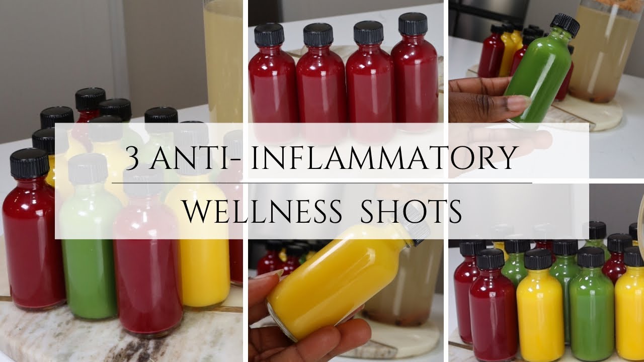 How to make Anti- inflammatory immune booster wellness shots. #wellness ...