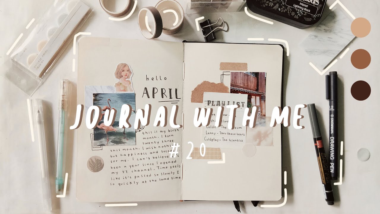 Journal With Me #20 | Hello April! | Indonesia - YouTube