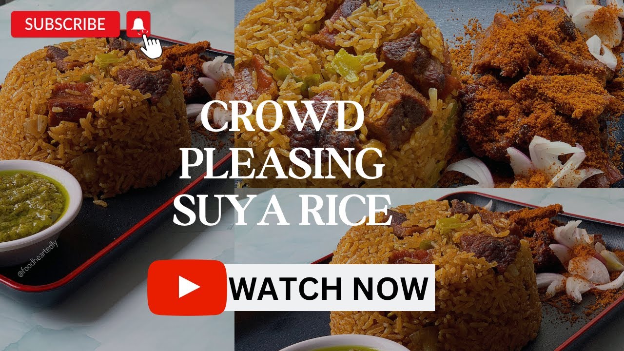 The Suya Rice recipe you’ve needed all this while #suyarice # ...