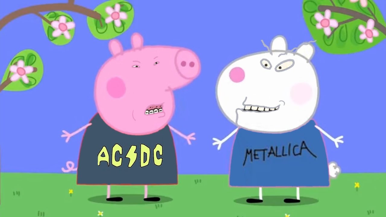 Suzy and Peppa laugh like Beavis and Butthead when they grow up (Ayo ...