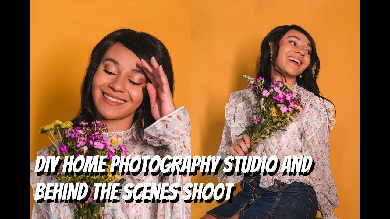 DIY Home Photography Studio And Behind The Scenes Self-Portrait Shoot ...