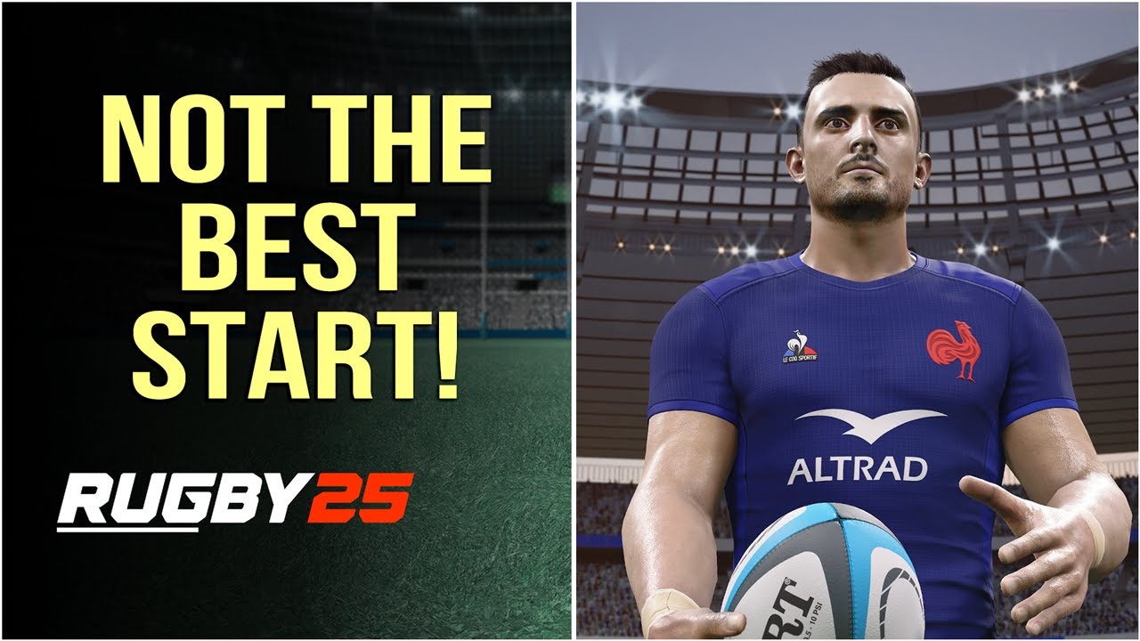 My First Time Playing Rugby 25 wasn't very good (Rugby 25 Gameplay ...