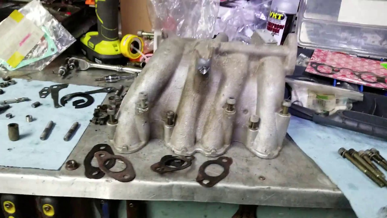 1984 Rabbit GTI intake manifold, exhaust manifold and CIS system ...