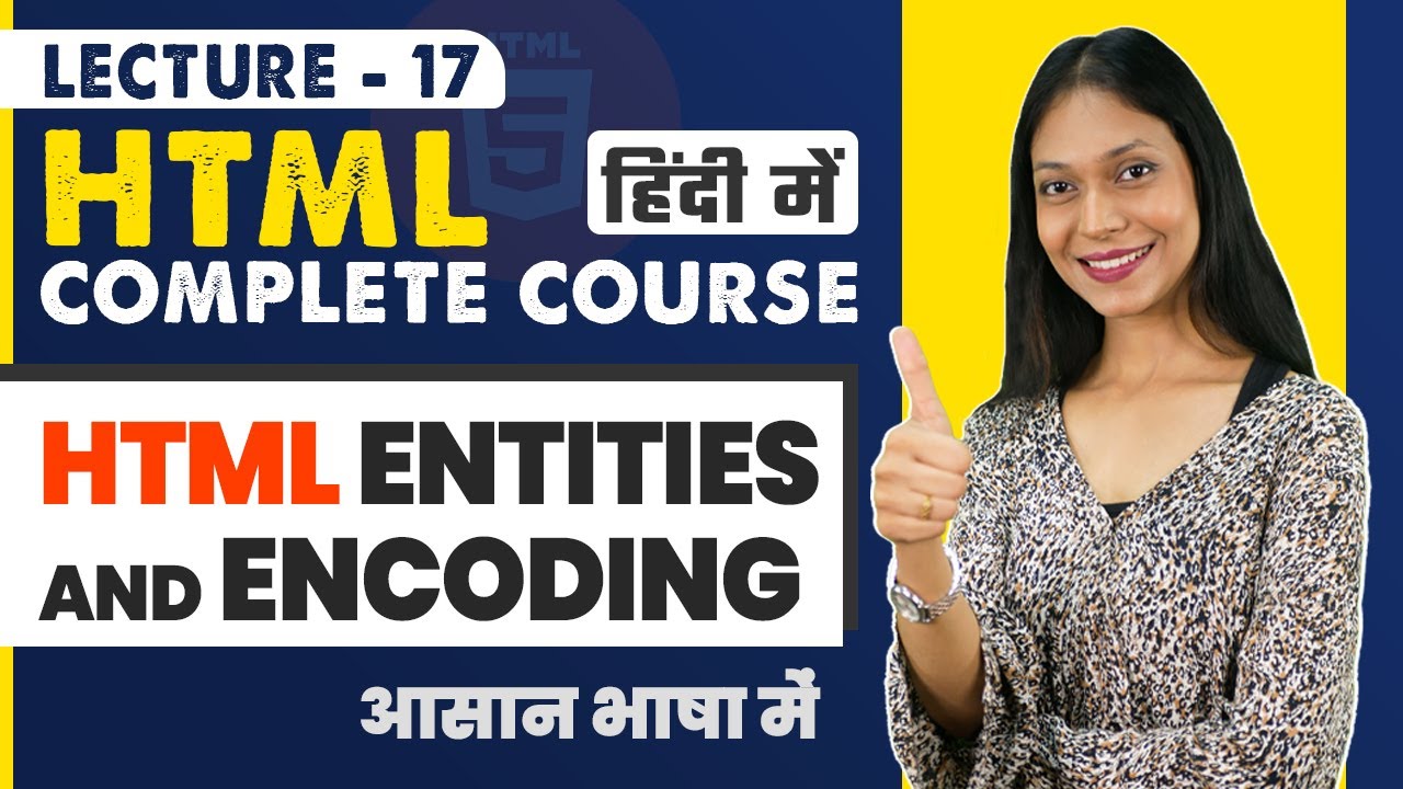 17 HTML Entities And Encoding Character Set HTML Tutorial For 17 HTML Entities And Encoding Character Set HTML Tutorial For