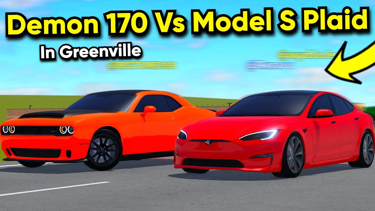 Dodge Demon 170 VS. Tesla Model S Plaid in Greenville! - YouTube
