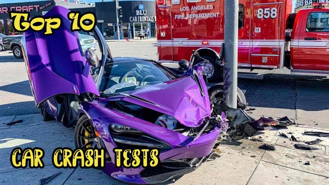 Top 10 Luxury Car Crash Tests | Top 10 Deluxe - YouTube