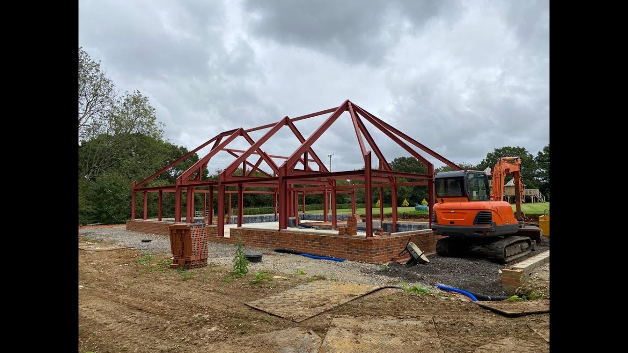 Portal Frame Construction - YouTube