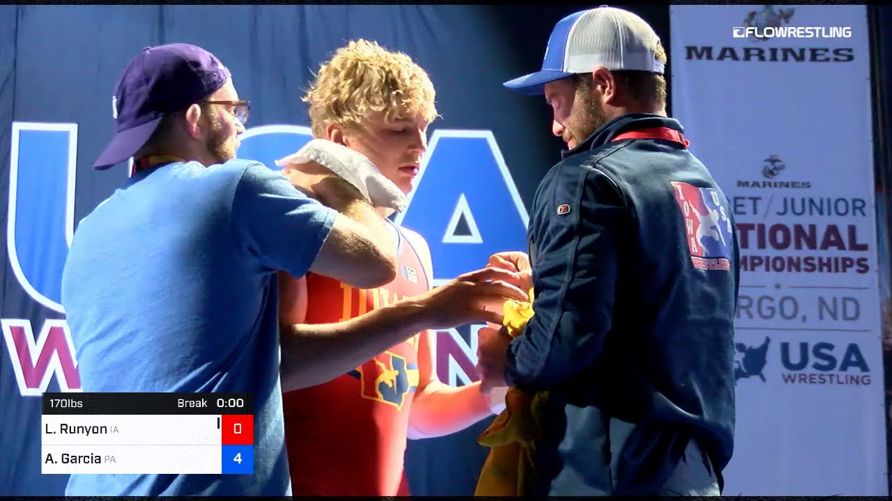 170 Lbs Final Lance Runyon Iowa Vs Angel Garcia Pennsylvania - YouTube
