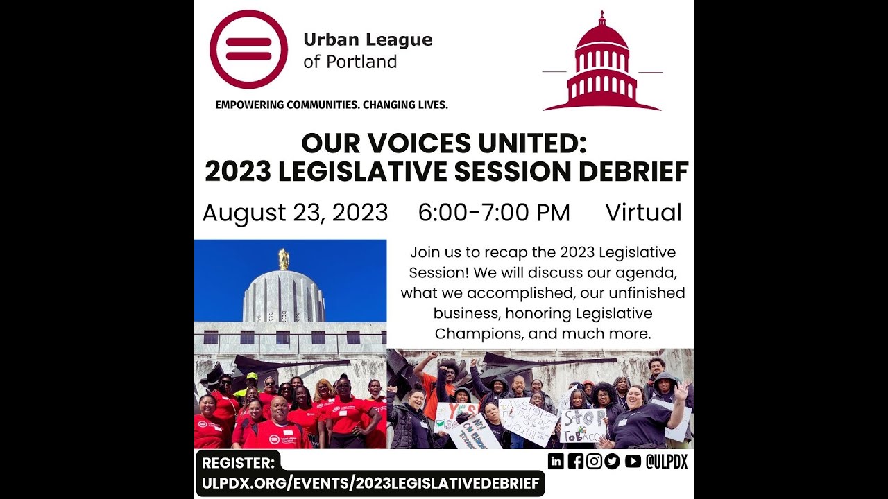 Our Voices United: 2023 Legislative Session Debrief - YouTube