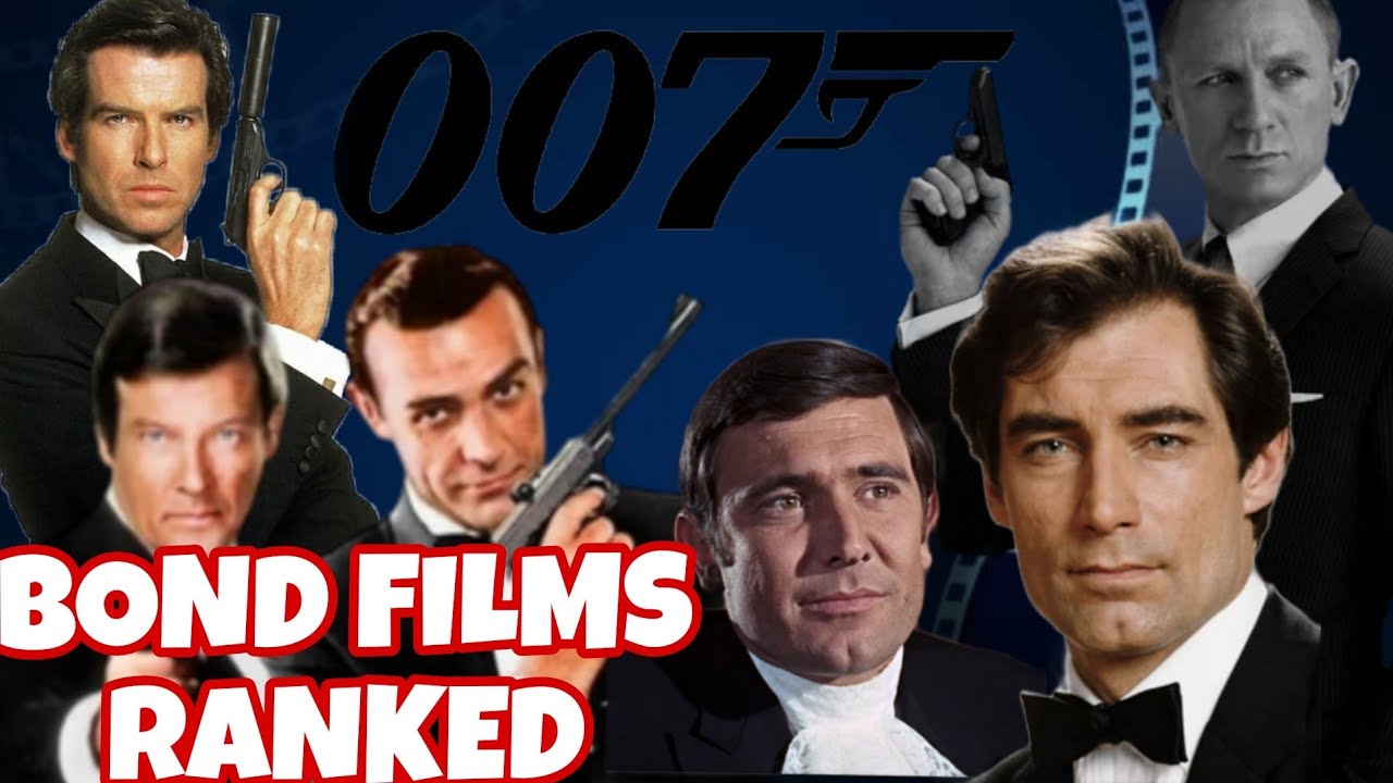 Every James Bond Film Ranked (tier list) #007 #jamesbond - YouTube