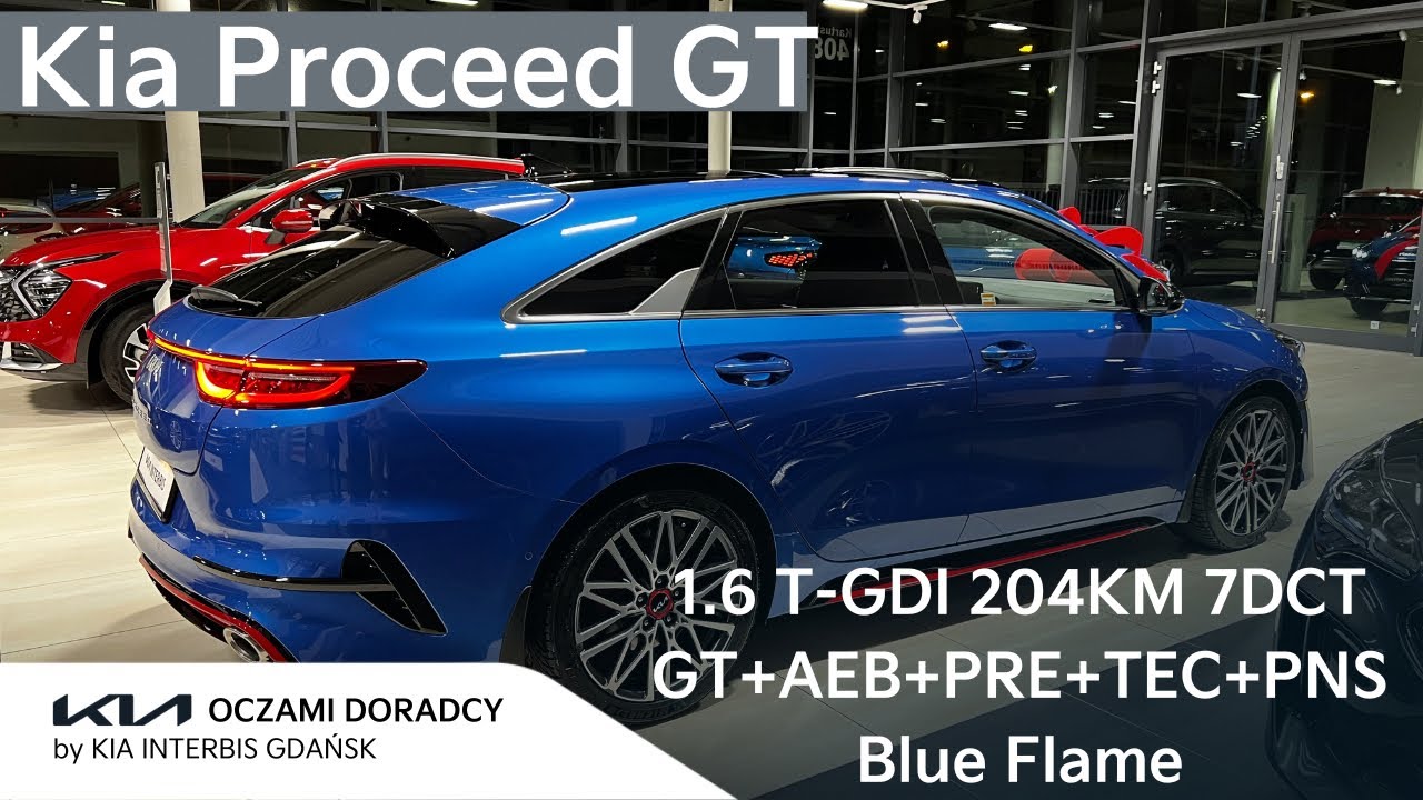 Nowa Kia Proceed GT [1.6 T-GDI 204KM 7DCT] wersja GT+AEB+PRE+TEC+Dach w ...