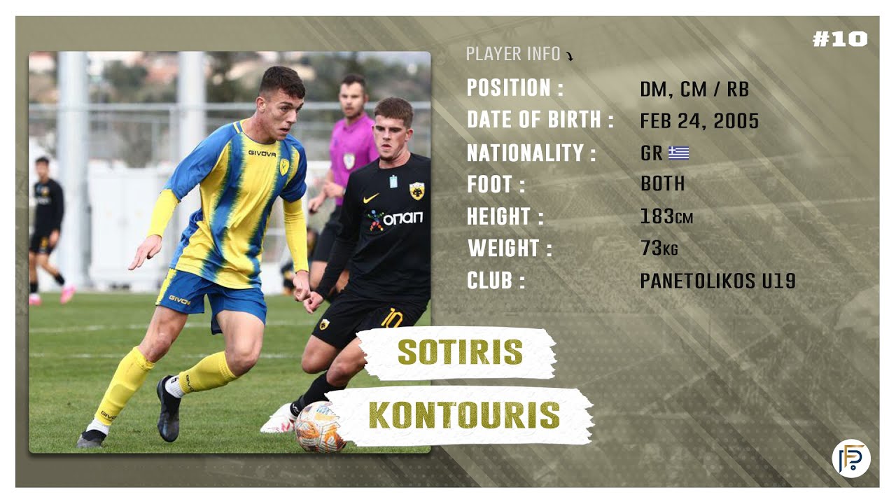 Sotiris Kontouris • DM - CM / RB Highlights - YouTube
