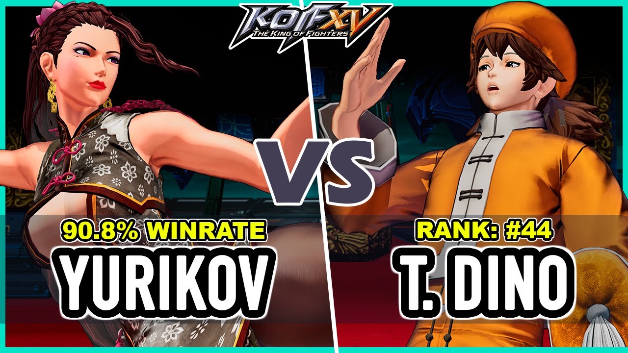 KOF XV 🔥 Yurikov (Nakoruru/Luong/Yuri) vs Tweeting Dino (Ash/Meitenkun ...