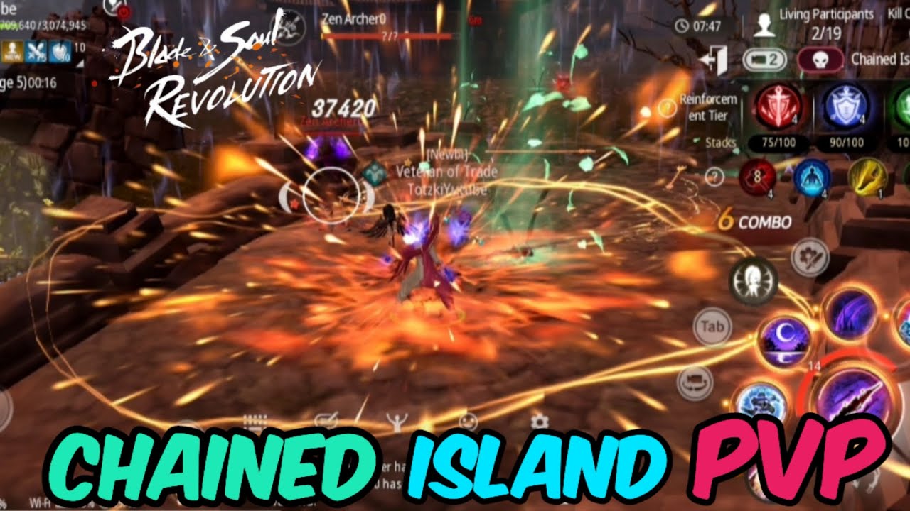 Chained Island PVP | Mmorpg Blade and Soul Revolution - YouTube