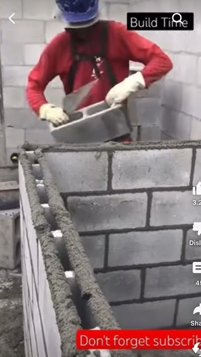 Amazing way of setting block #constructionchannel #building # ...