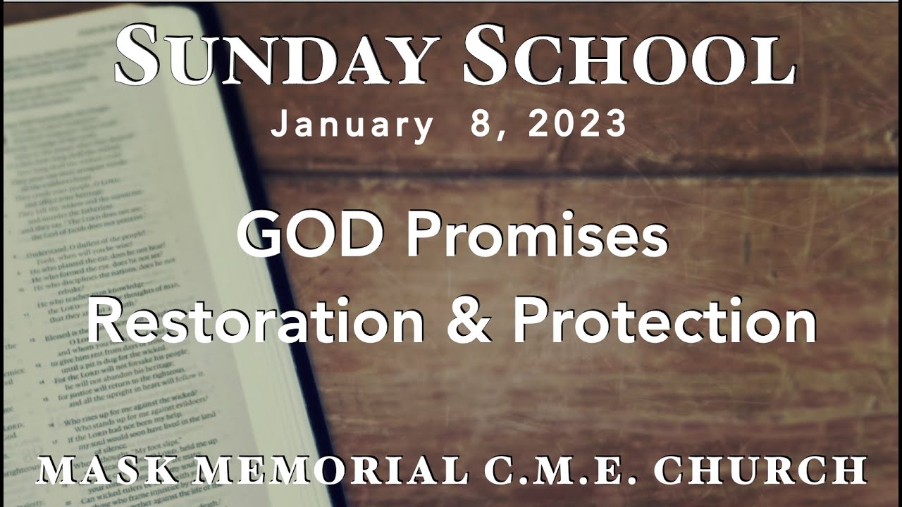 GOD Promises Restoration and Protection - YouTube