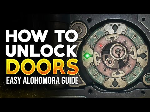 Hogwarts Legacy - How To Unlock Doors Easy - Level 1, 2 and 3 Lockpick Alohomora Guide