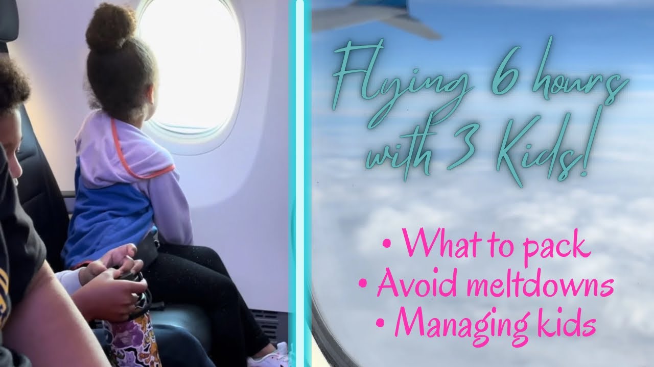 Traveling/ Flying with 3 kids under 6 | First time Flying Tips - YouTube