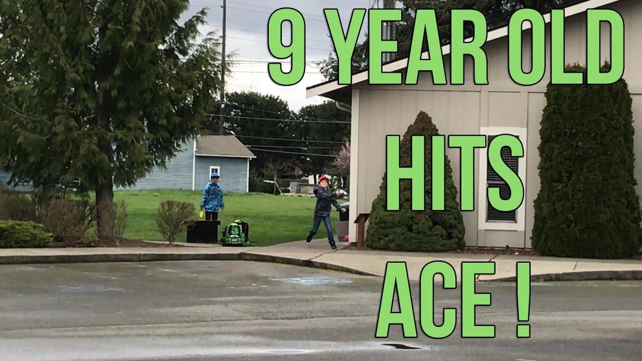 9 Year Old Carter Ahrens Hits ACE @ Ambient DGC - YouTube