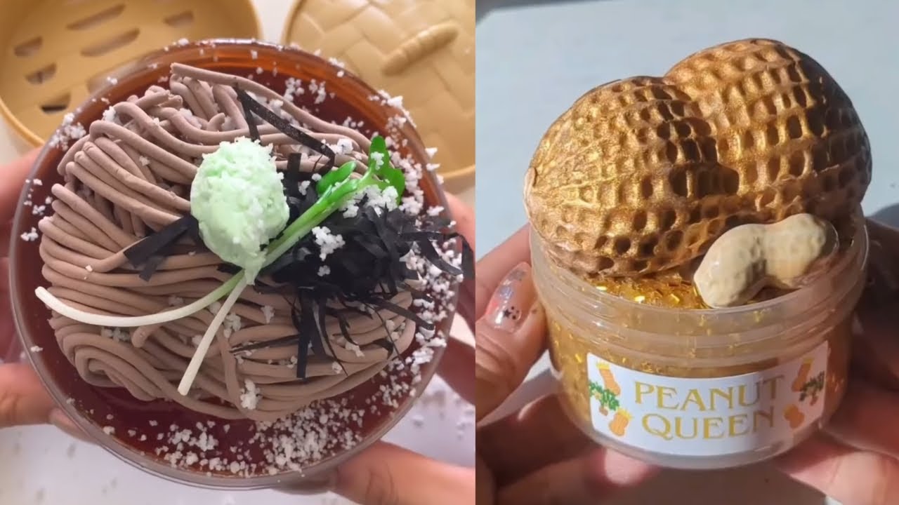 Best Ever | Satisfying | Realistic Food Themed Slime | ASMR ...